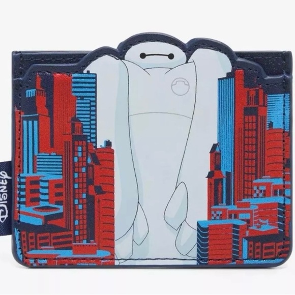 Disney | Bags | Loungefly Disney Big Hero 6 Baymax Card Holder Wallet ...